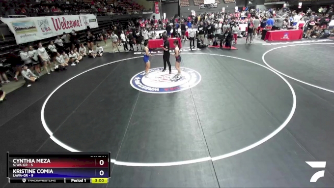 120 lbs Round 3 (16 Team) - Cynthia Meza, SJWA-GR vs Kristine Comia ...