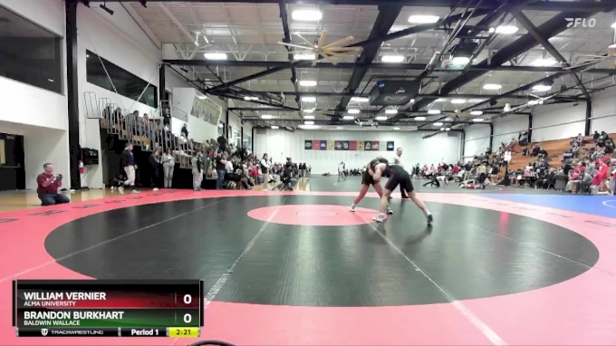 174 lbs Cons. Round 4 - Brandon Burkhart, Baldwin Wallace vs William ...