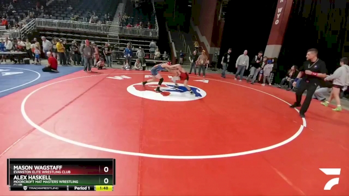 114 lbs 5th Place Match - Mason Wagstaff, Evanston Elite Wrestling Club ...