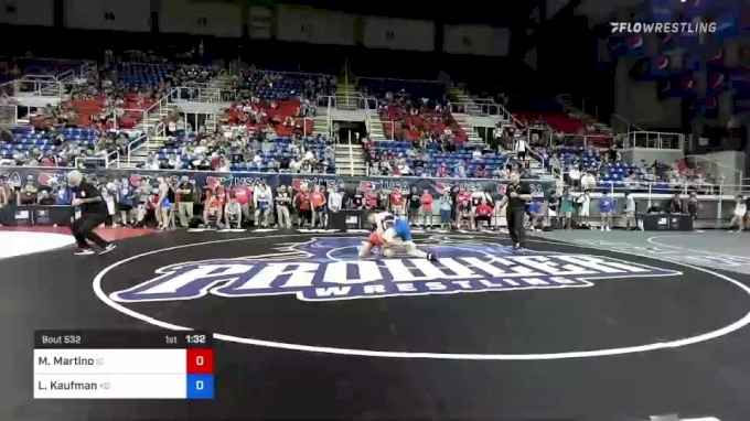 113 lbs Round Of 64 - Matthew Martino, Idaho vs Lucas Kaufman, Kansas