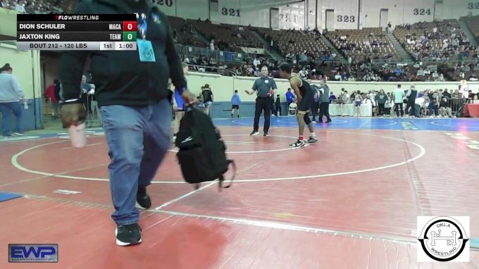 120 lbs Consi Of 8 #1 - Dion Schuler, MacArthur Wrestling vs Jaxton ...