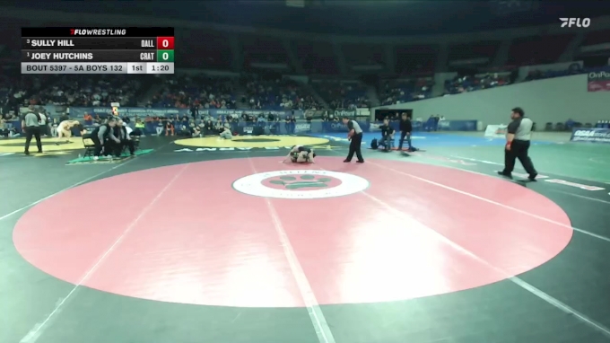 5A Boys 132 lbs 1st Place Match - Joey Hutchins, Crater Boys vs Sully ...