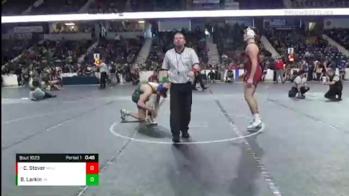 205 lbs Cons. Round 2 - Colton Stover, Norton vs Blaine Larkin ...