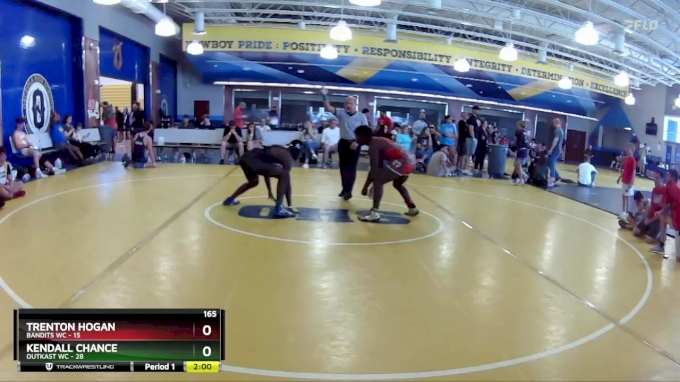 165 lbs Round 6 (8 Team) - Trenton Hogan, Bandits WC vs Kendall Chance ...