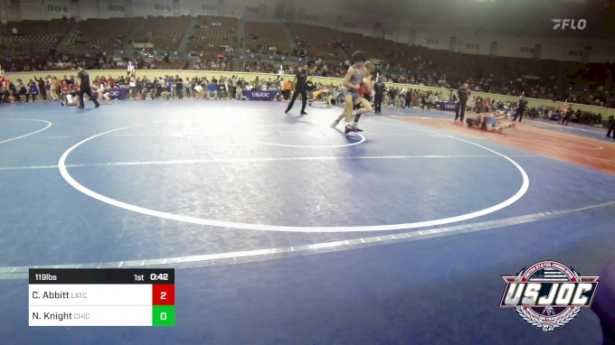 119 lbs Consi Of 4 - Noah Knight, Chickasha Youth Wrestling vs ...