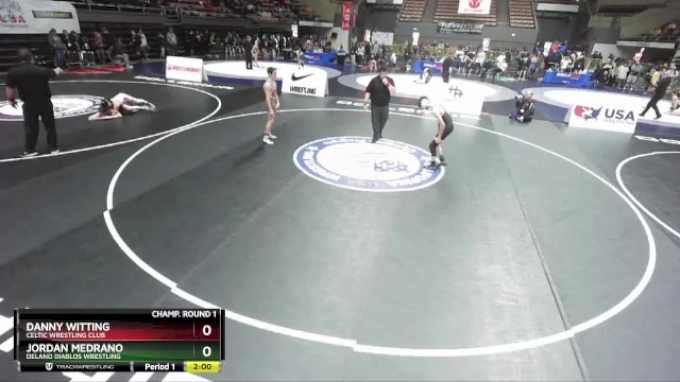 113 lbs Champ. Round 1 - Jordan Medrano, Delano Diablos Wrestling vs ...