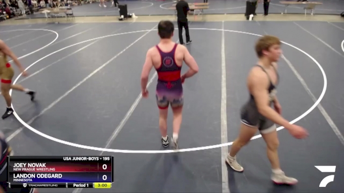 195 lbs Semifinal - Joey Novak, New Prague Wrestling vs Landon Odegard ...