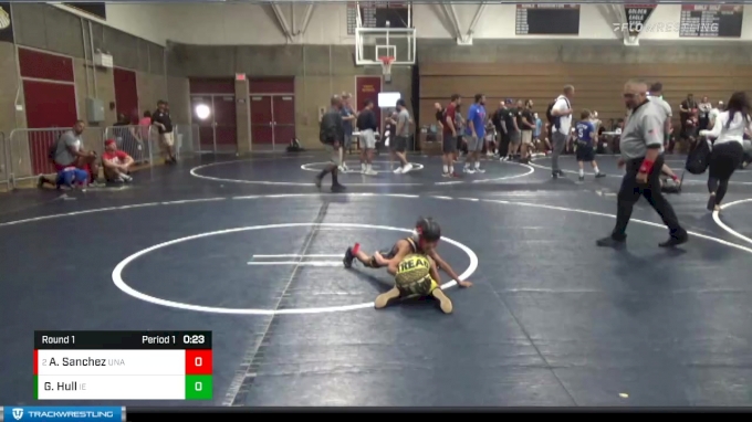 43 lbs Round 1 - Angelo Sanchez, Unaffiliated vs Gavin Hull, IRON EAGLES