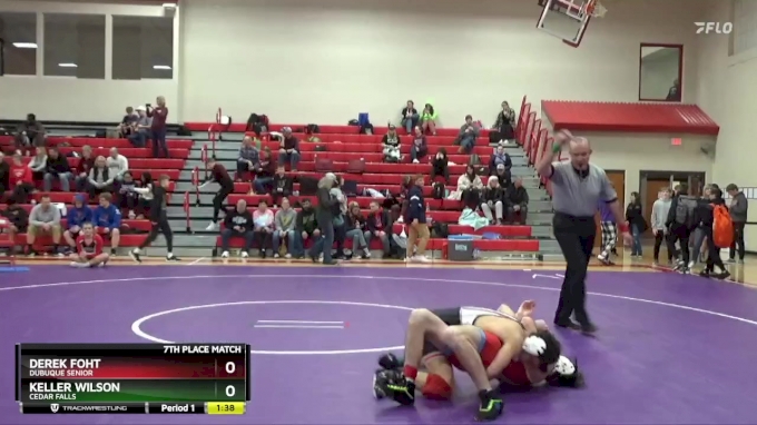 132 lbs 7th Place Match - Derek Foht, Dubuque Senior vs Keller Wilson ...