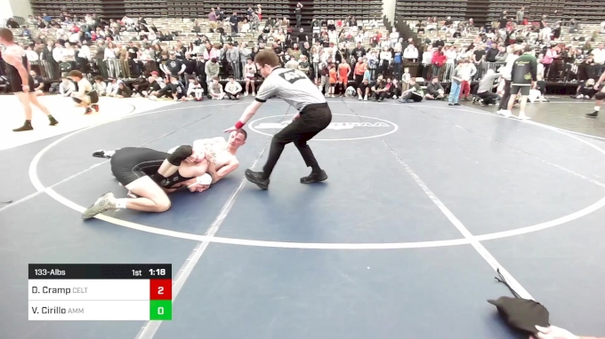 133-A lbs Quarterfinal - David Cramp, Celtic Warrior Wrestling Club vs ...