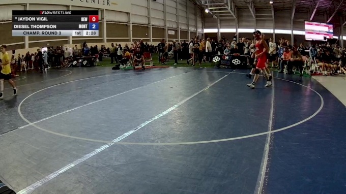 138 lbs Champ. Round 3 - Jaydon Vigil, Betterman Elite Wrestling vs ...