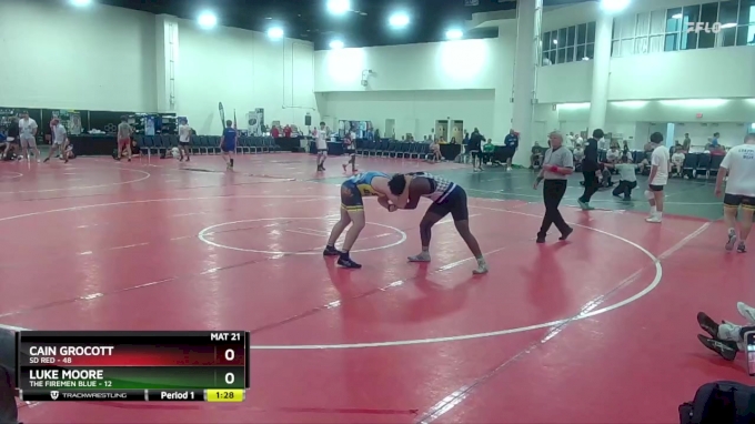 190 lbs Round 5 (6 Team) - Cain Grocott, SD Red vs Luke Moore, The ...