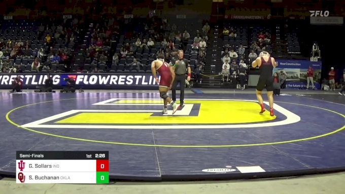 197 lbs Semifinal - Gabe Sollars, Indiana vs Stephen Buchanan, Oklahoma
