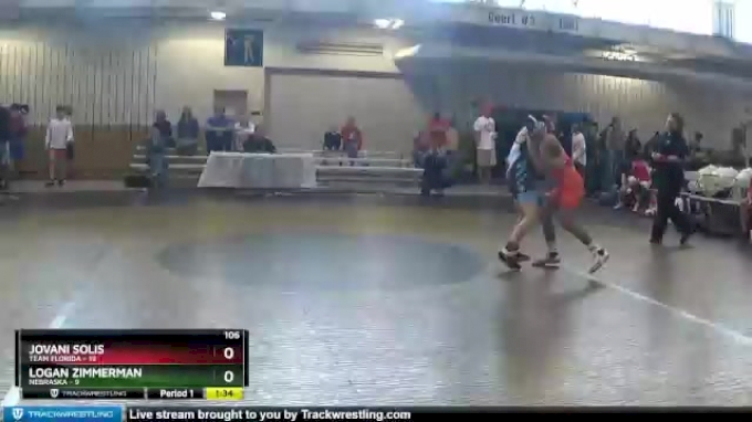 106 lbs Semis & 1st Wrestleback (8 Team) - Jovani Solis, Team Florida ...