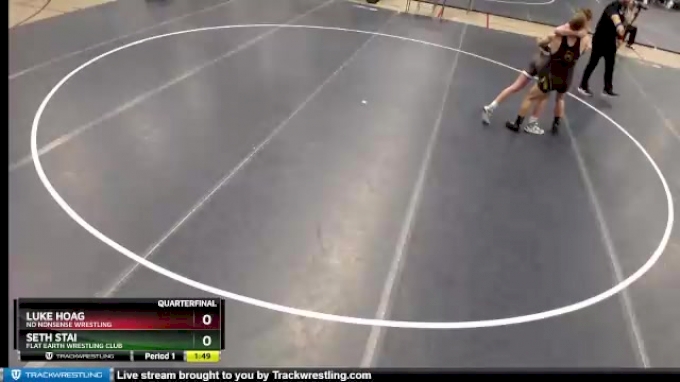 160 lbs Quarterfinal - Luke Hoag, No Nonsense Wrestling vs Seth Stai ...
