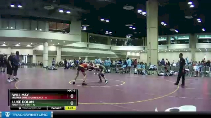 126 lbs Placement (16 Team) - Luke Dolan, Ohio Titan Gray vs Will May ...