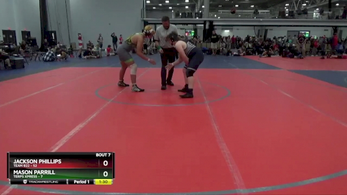 210 lbs Round 3 (6 Team) - Mason Parrill, Terps Xpress vs Jackson ...