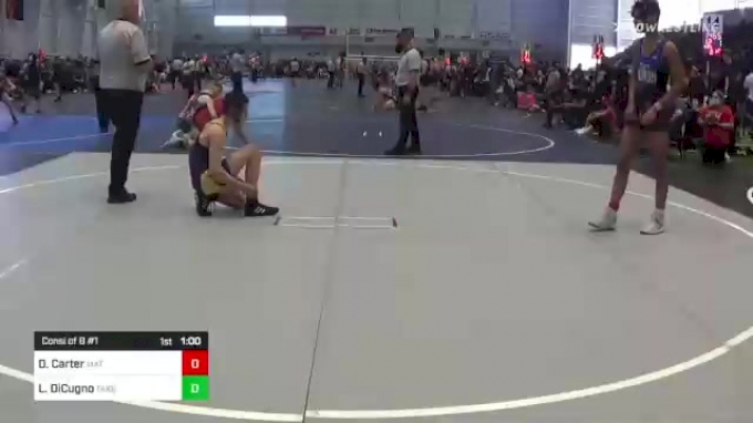 137 lbs Consi Of 8 #1 - Devan Carter, Mat Demon WC vs Levi DiCugno ...