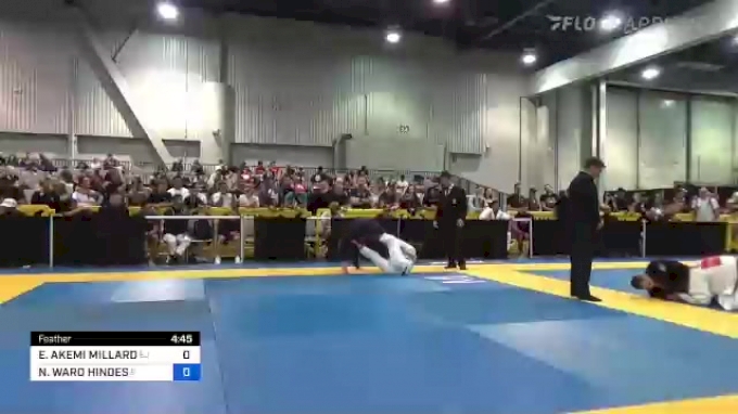 ERIN AKEMI MILLARD vs NICOLE WARD HINDES 2022 World Master IBJJF Jiu ...