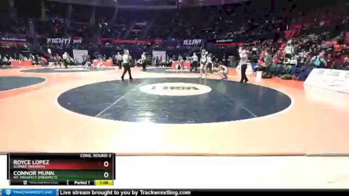 3A 160 lbs Cons. Round 2 - Royce Lopez, Gurnee (Warren) vs Connor Munn ...