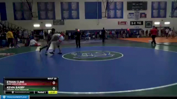 152 lbs Champ. Round 1 - Ethan Cline, Noke Wrestling Club vs Kevin ...
