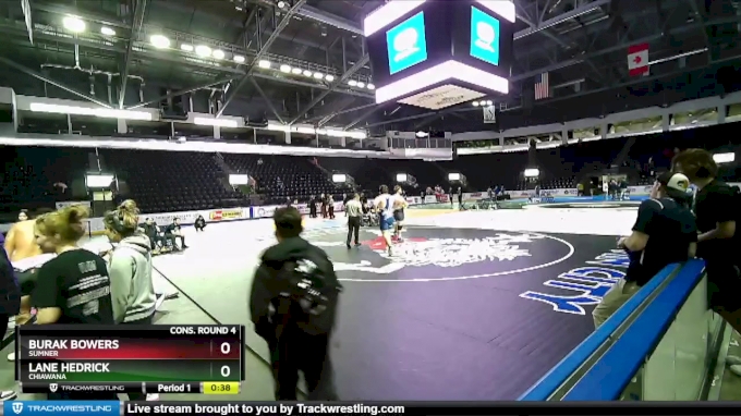 285 lbs Cons. Round 4 - Burak Bowers, Sumner vs Lane Hedrick, Chiawana