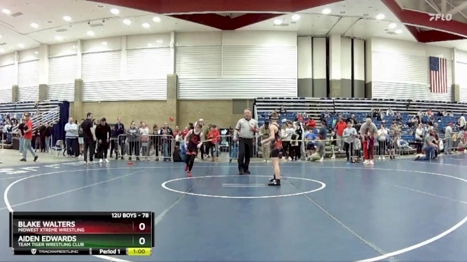 78 lbs Cons. Round 3 - Blake Walters, Midwest Xtreme Wrestling vs Aiden ...