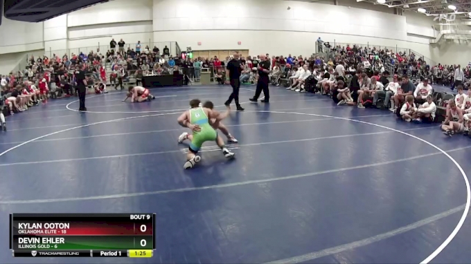 125 lbs Finals (8 Team) - Kylan Ooton, Oklahoma Elite vs Devin Ehler ...