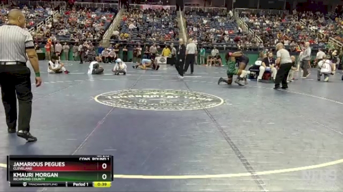 4A 215 lbs Cons. Round 1 - Jamarious Pegues, Cleveland vs Kmauri Morgan ...