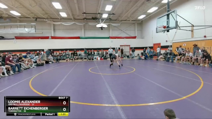 138 lbs Round 3 (6 Team) - Loomis Alexander, Greybull/Riverside vs ...