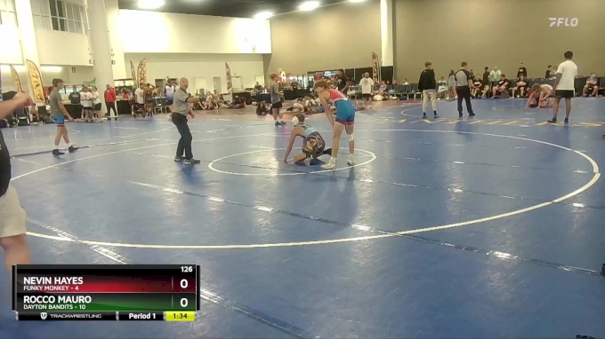 126 lbs Round 7 (10 Team) - Rocco Mauro, Dayton Bandits vs Nevin Hayes ...