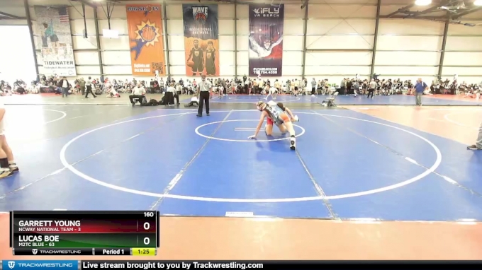 160 lbs Rd# 2 10:30am Friday - Lucas Boe, M2TC Blue vs Garrett Young ...