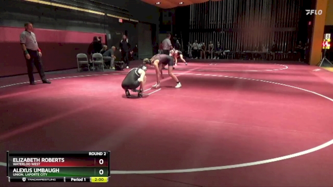 125 lbs Round 2 - Elizabeth Roberts, Waterloo West vs Alexus Umbaugh ...