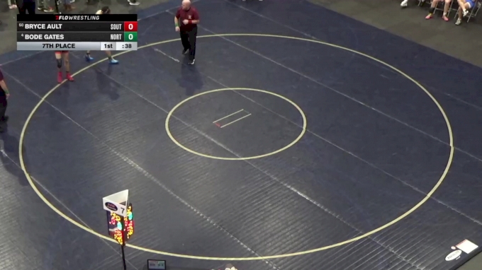 140 lbs 7th Place - Bryce Ault, South Western vs Bode Gates, North ...