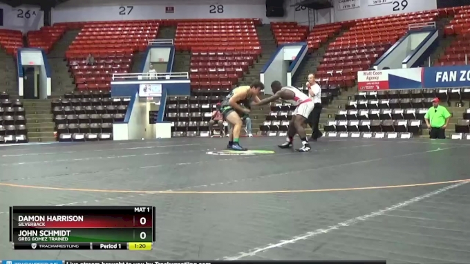 200 lbs 1st Place Match - John Schmidt, Greg Gomez Trained vs Damon ...