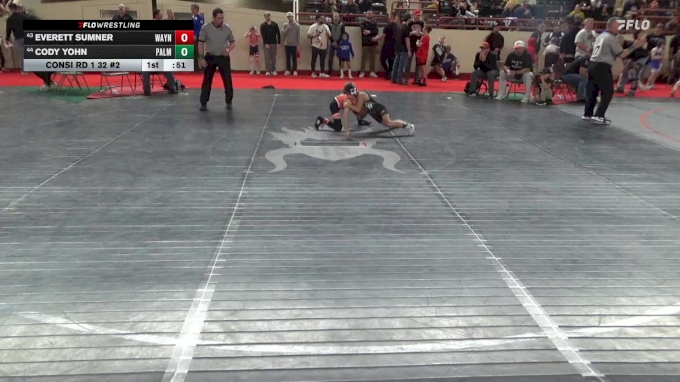 65_B lbs Consi Rd 1 32 #2 - Everett Sumner, Wayne Highlands vs Cody ...