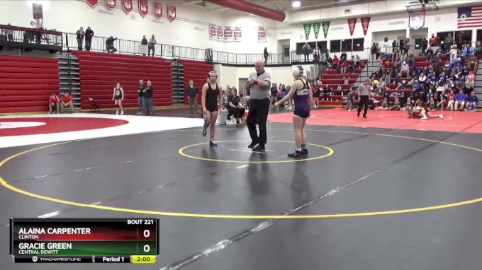 125 lbs 3rd Place Match - Alaina Carpenter, Clinton vs Gracie Green ...