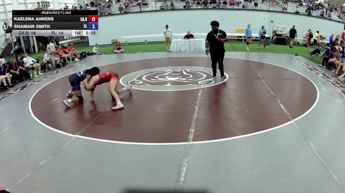 135 lbs Kaelena Ahrens, California Blue vs Shamari Smith, Florida