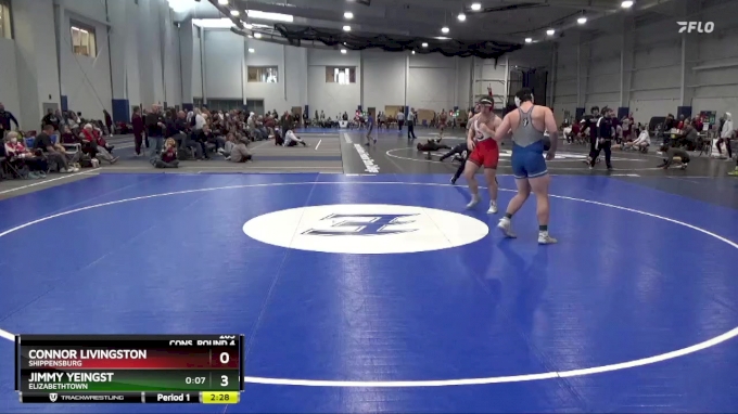 285 lbs Cons. Round 4 - Jimmy Yeingst, Elizabethtown vs Connor ...
