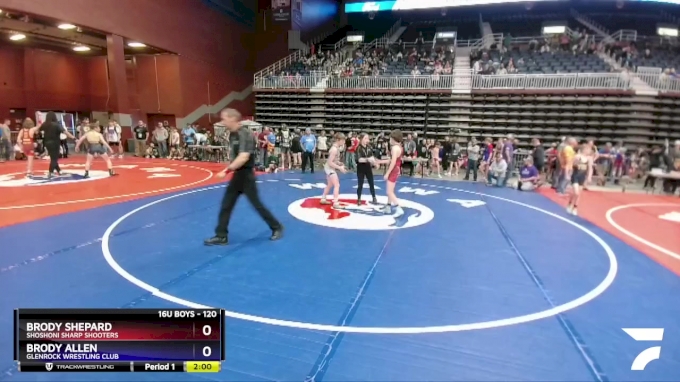 120 lbs Semifinal - Brody Shepard, Shoshoni Sharp Shooters vs Brody ...