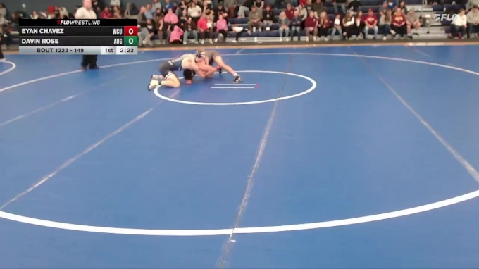 149 lbs Cons. Round 3 - Eyan Chavez, Western Colorado University vs ...