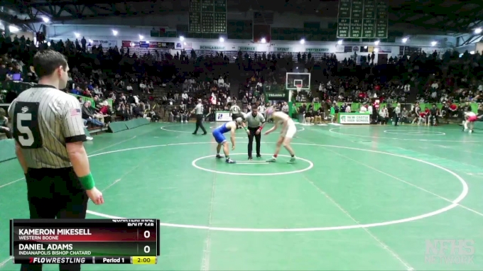 157 lbs Quarterfinal - Daniel Adams, Indianapolis Bishop Chatard vs ...