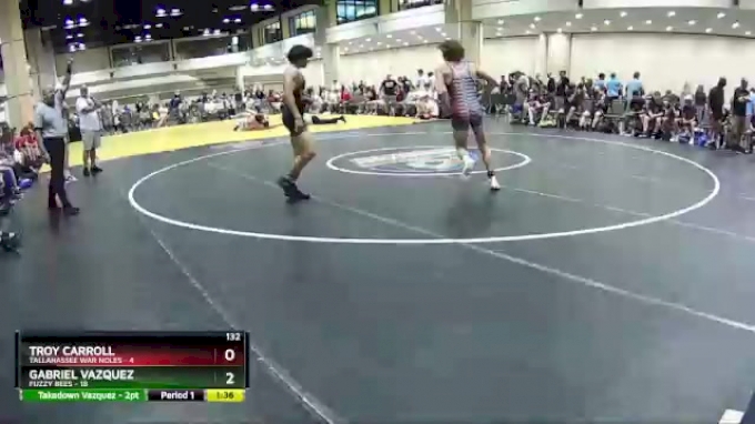 132 lbs Round 5 (8 Team) - Troy Carroll, Tallahassee War Noles vs ...
