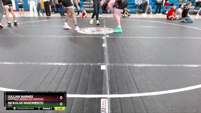 143/12u 140 Round 3 - Jullian Barnes, Northeast Georgia Mat Monstars vs ...