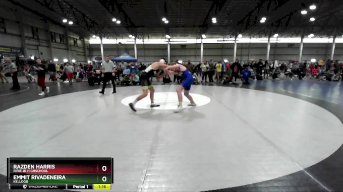 165 lbs Semifinal - Emmit Rivadeneira, Kellogg vs Razden Harris, Ririe ...
