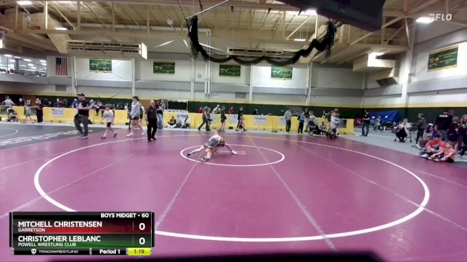 60 lbs Semifinal - Mitchell Christensen, Garretson vs Christopher ...
