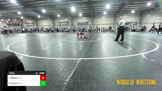 95 lbs Consi Of 16 #2 - Isaac Weber, Ringers vs Donovan Quinn, Simmons ...