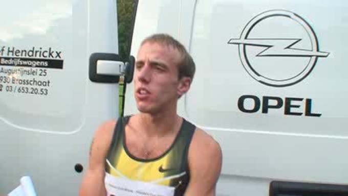 Alan Webb Mile American Record Post Race Interview in 2007