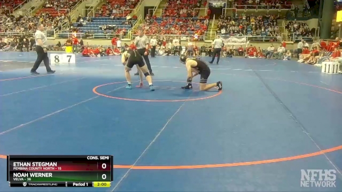 152 lbs Semis & 1st Wrestleback (8 Team) - Noah Werner, Velva vs Ethan ...