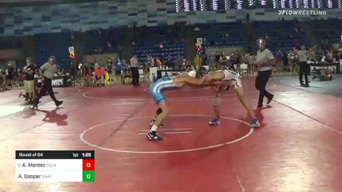 132 lbs Round Of 64 - Anthony Montez, Young Guns vs Aiden Gasper, SWAT